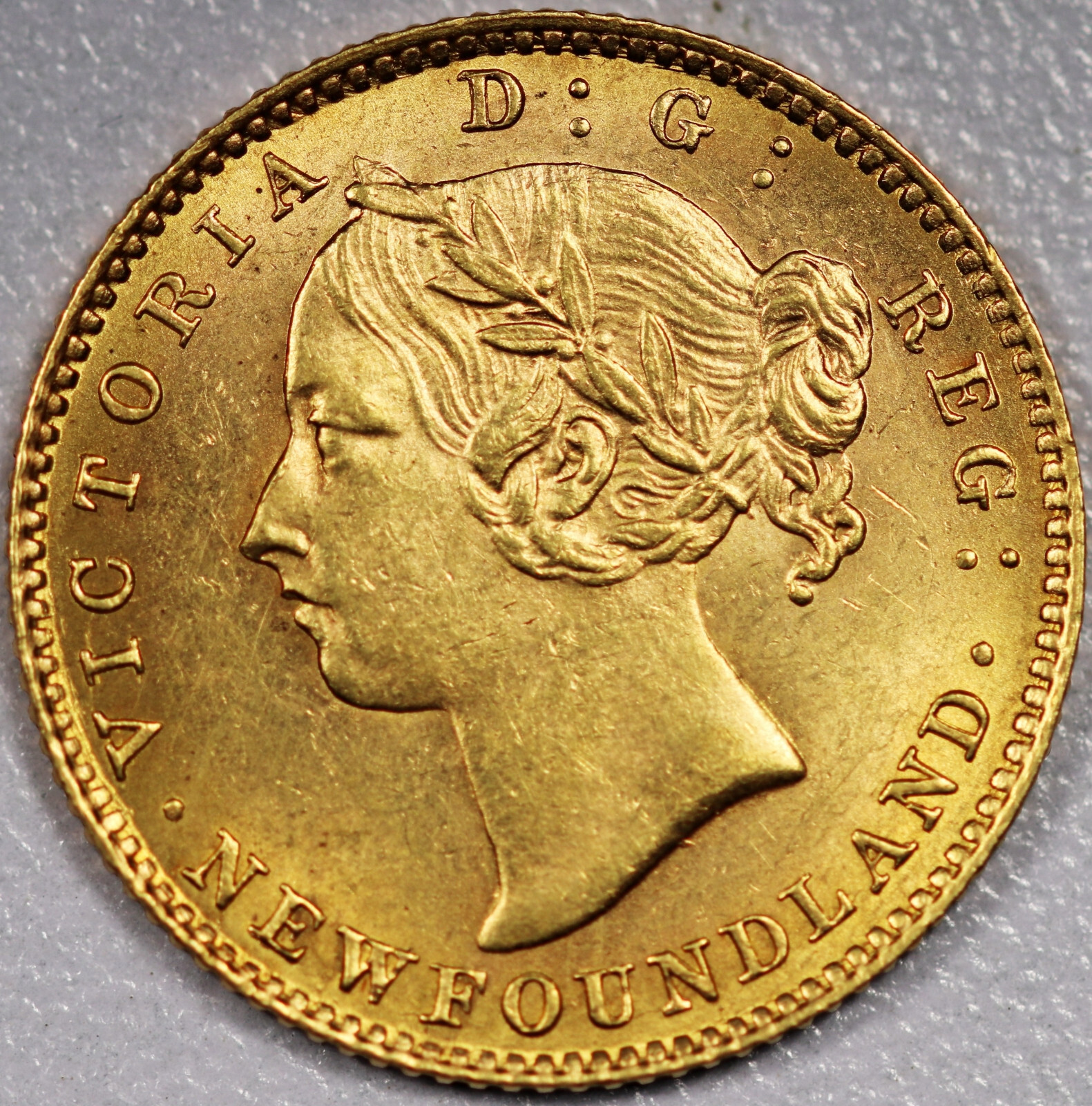 1888 Canada Newfoundland 2 Dollars Gold Coin - BU | eBay