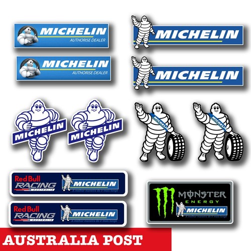 Red Bull Racing Michelin Australia, Michelin 11 Pack Vinyl Sticker ...
