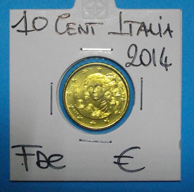 MONEDAS 10 CENT ITALIA 2014 BOCCIONI FDC PARA CARTUCHO COMPRA PRECIO ...