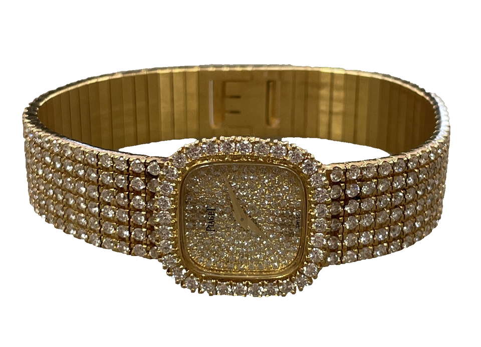 Piaget Ladies 18k Diamond Covered Watch | eBay