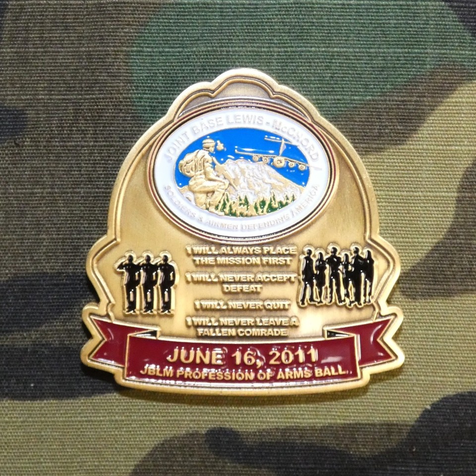 Original US Army I Corps JBLM Profession of Arms Ball 2011 Coin | eBay