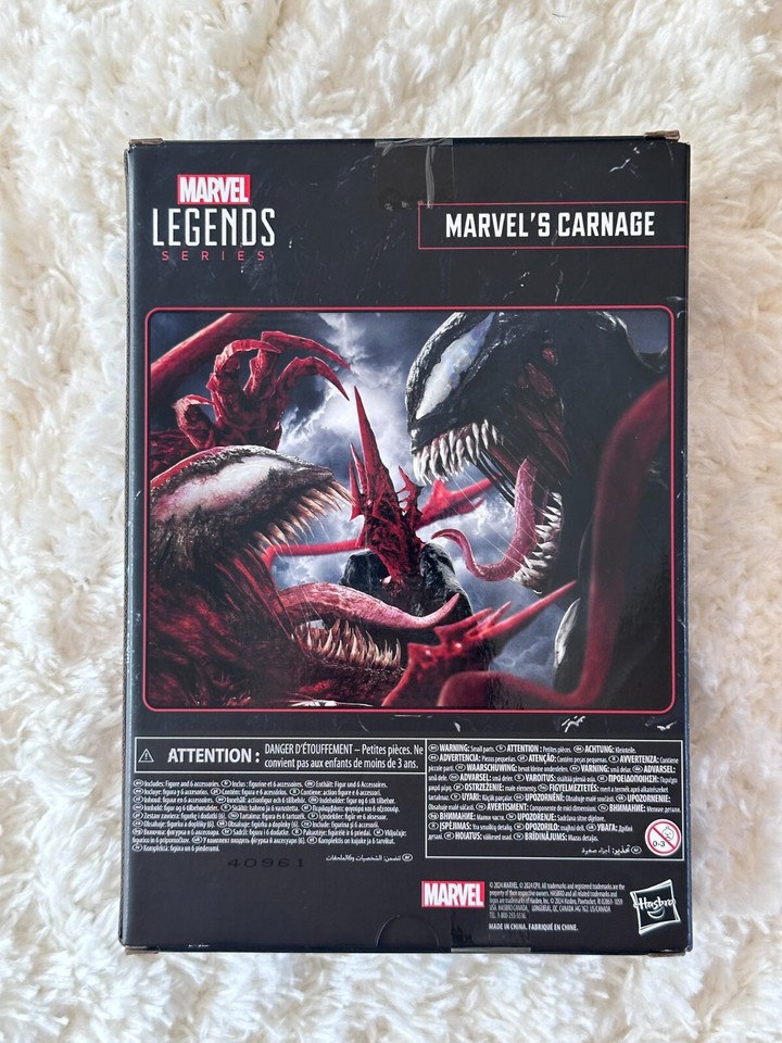 Marvel Legends Series CARNAGE Action Figure ~ NEW ~ IN HAND - *FAST ...