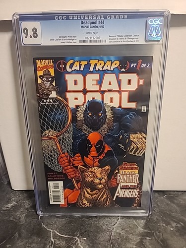 Marvel Comics DEADPOOL # 44 CGC 9.8 ! 1997 Series vol 1 ! wolverine X ...