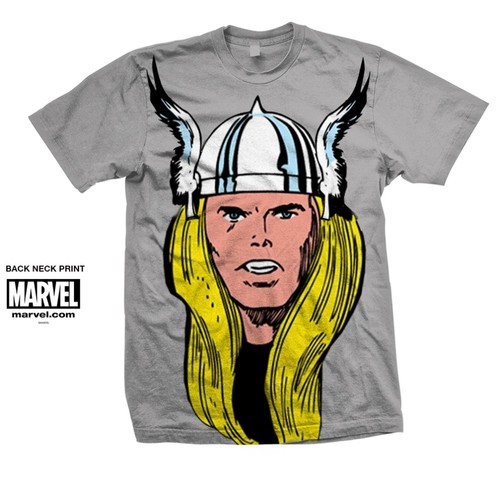 Thor T-Shirt Marvel Comics Avengers Head Print Great Gift for any fan ...