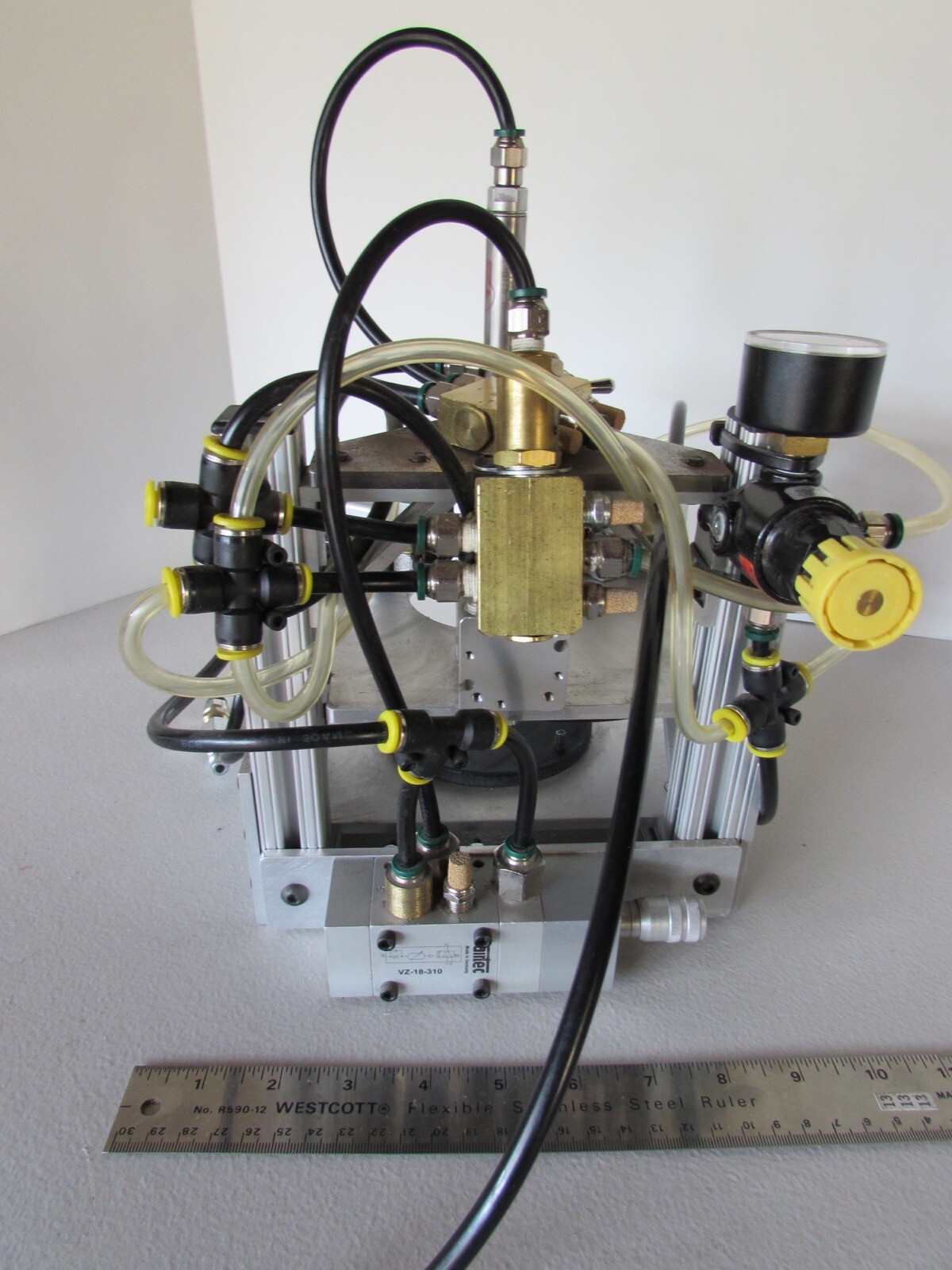 Lot Airtech VZ-18-310 Pneumatic Assembly Press Jig Rotary Parker ...