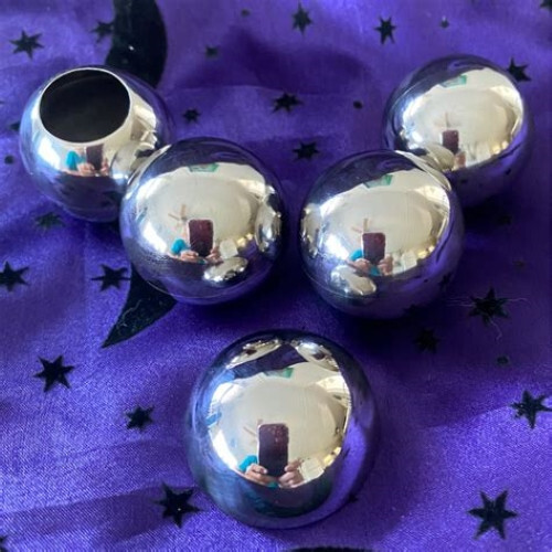 MAGIC TRICK & ILLUSION - SILVER SPHERES ( STAINLESS STEEL ) - PERFORM 3 ...