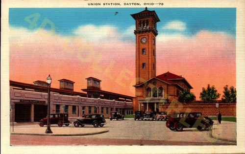 Vintage postcard Union Station Dayton Ohio Classic Postcard | eBay