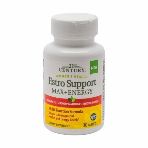 Estro Support Max + Energy 30 Tabs By 21st Century | eBay