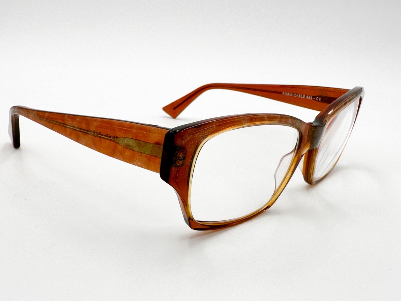 Jean Lafont Formidable Eyeglasses FRAMES 543 Brown Go… - Gem