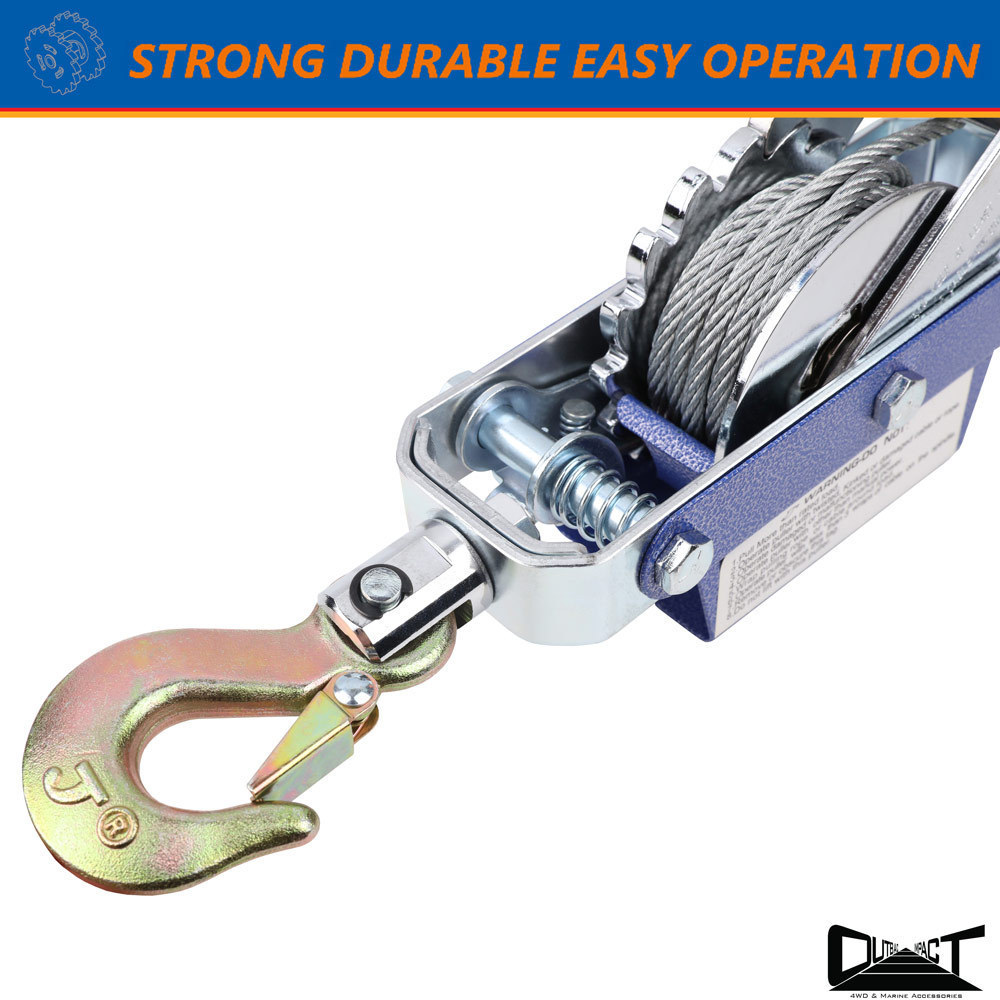 1 Ton TAIWAN PROFESSIONAL MADE PORTABLE POWER PULLER WINCH HAND PULLER ...