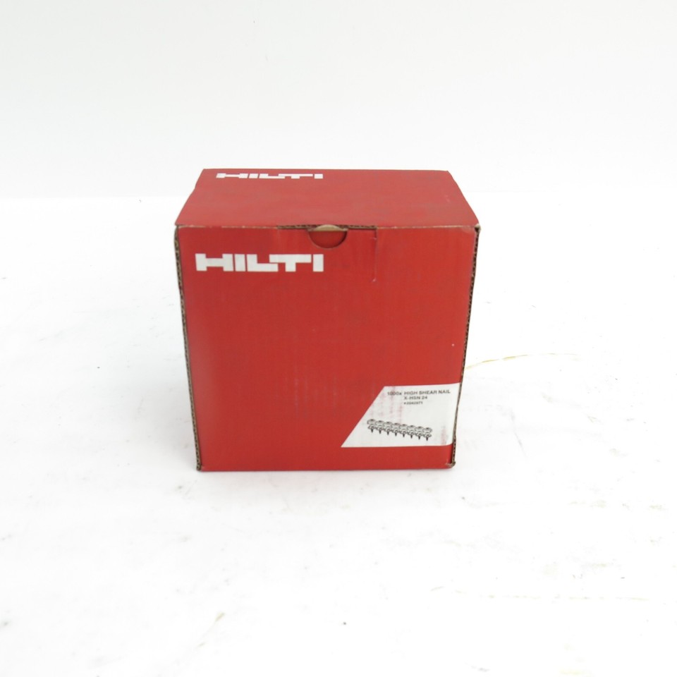 HILTI X-HSN 24 High Shear Nail DX9 Powder Actuated Metal Deck Fasteners ...