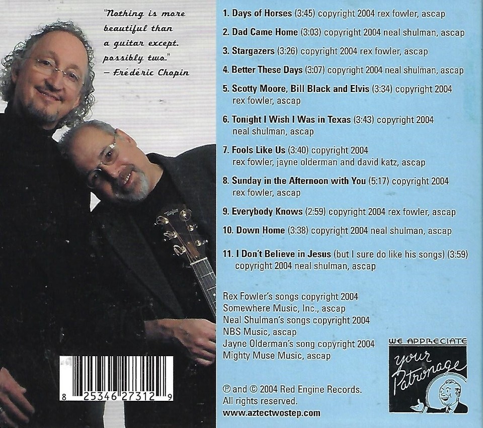 Days of Horses by Aztec Two-Step (CD, 2004, Red Engine Records ...