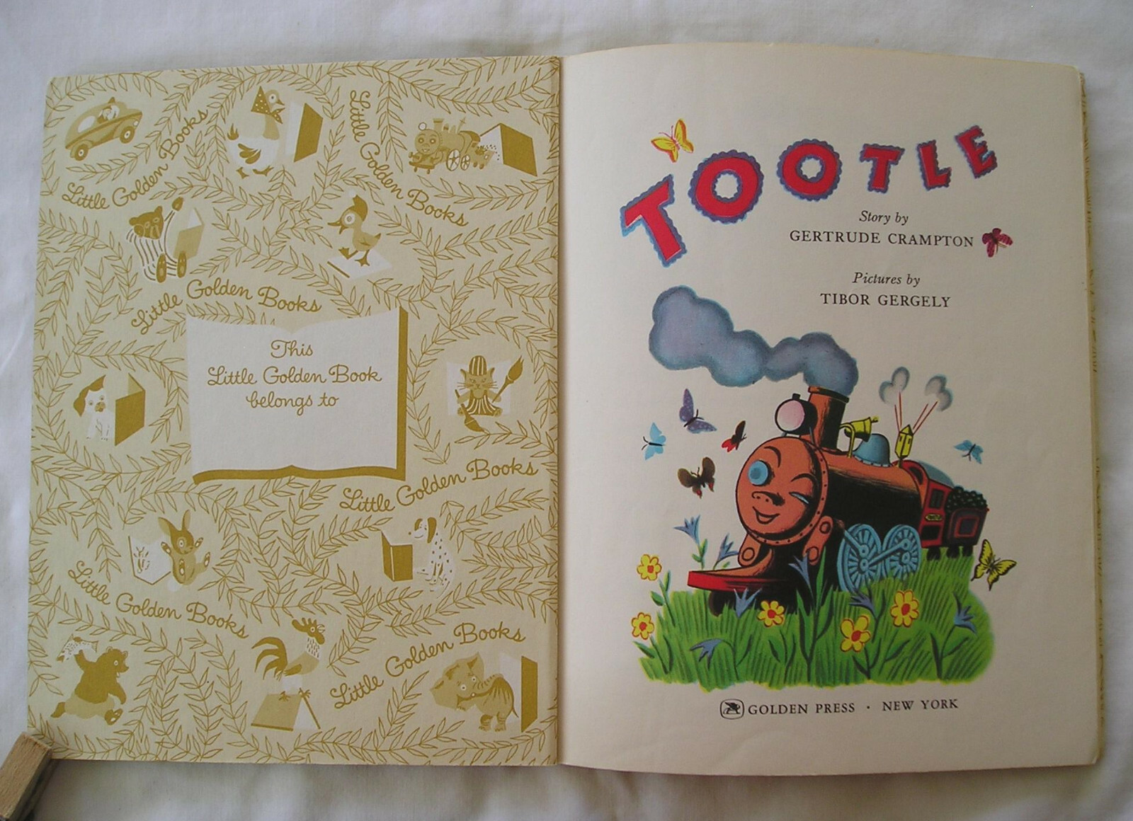 Little Golden Book - Tootle, G Crampton c1946, 1969 printing, 1st Ed ...