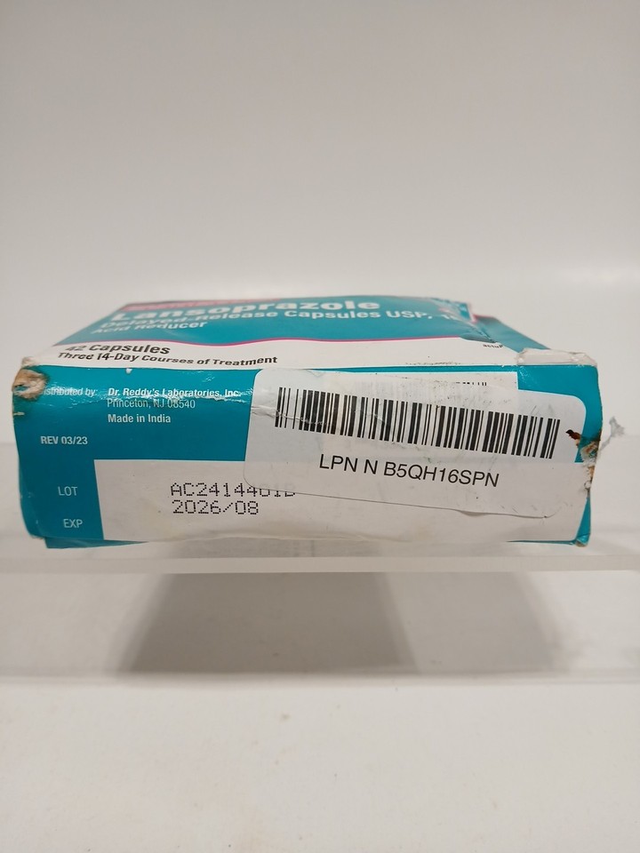 Healthcareaisle Lansoprazole 15mg – 42 Capsules Exp 8/2026 Acid Reducer ...