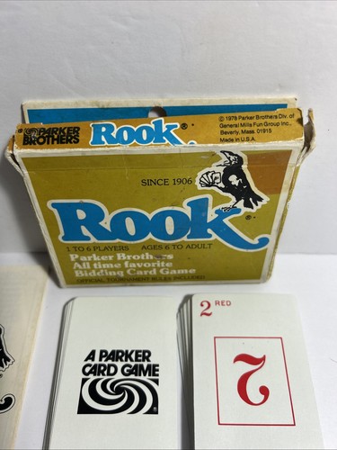 Vintage Rook Card Game Parker Brothers 1978 Edition Complete W ...