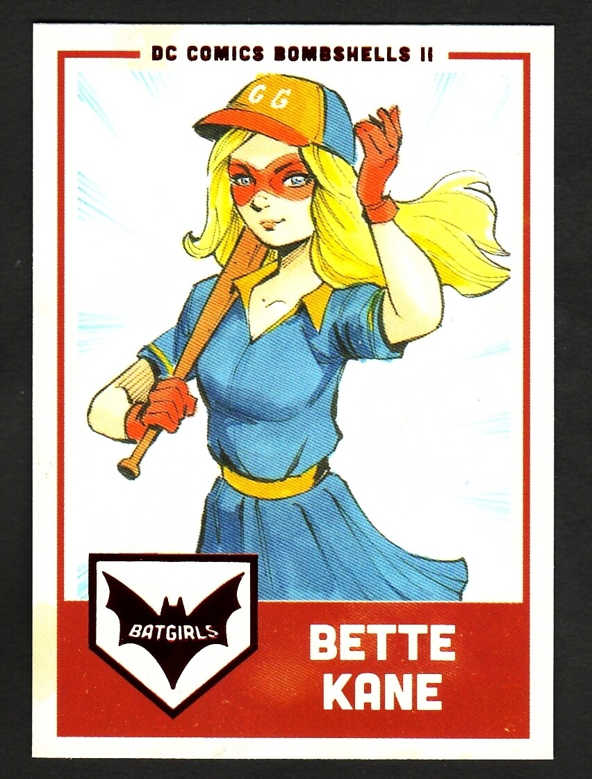 DC COMICS BOMBSHELLS II 2 BATGIRLS INSERT CARD G8 BETTE KANE | eBay
