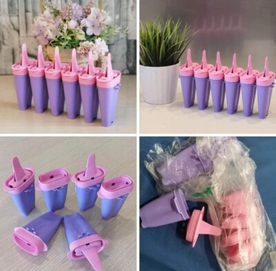 Tupperware ICE Lollitups set of 6 freezable popsicle forms | eBay