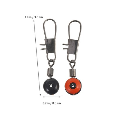 100 Pcs Fishing Weight Sliders Space Bean Connector Accessories | eBay