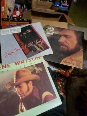 Gene Watson LP Lot Greatest Hits, Heartaches Love Stuff, I Get Lucky | eBay