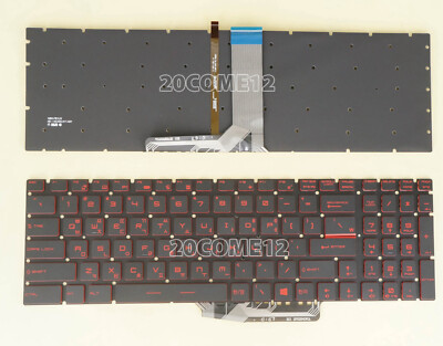 New For MSI Alpha 15 A3DC 15 A3DD 15 A4DE 17 A4DE Keyboard Red backlit ...