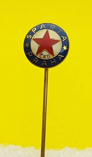SPARTA - PRAHA Czech Republic Football Club, old vintage pin, badge ...
