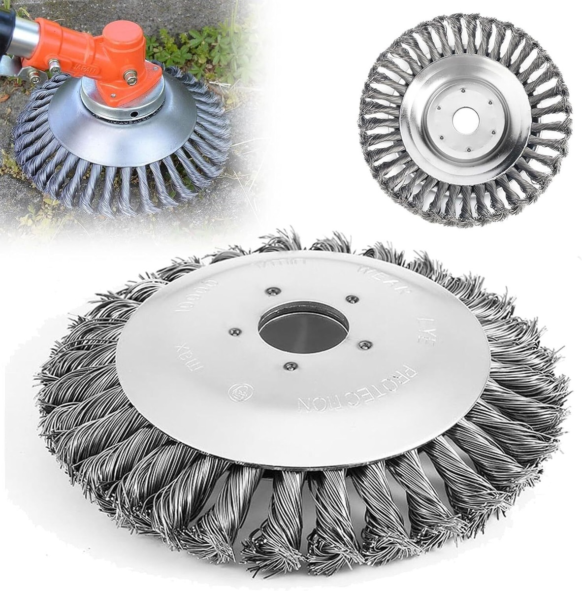 Electric Weed Eater Adjustable Weed Wacker Wheel Attachment - Push ...