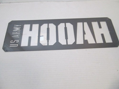 Open Road Brands US Army HOOAH Metal Sign | eBay