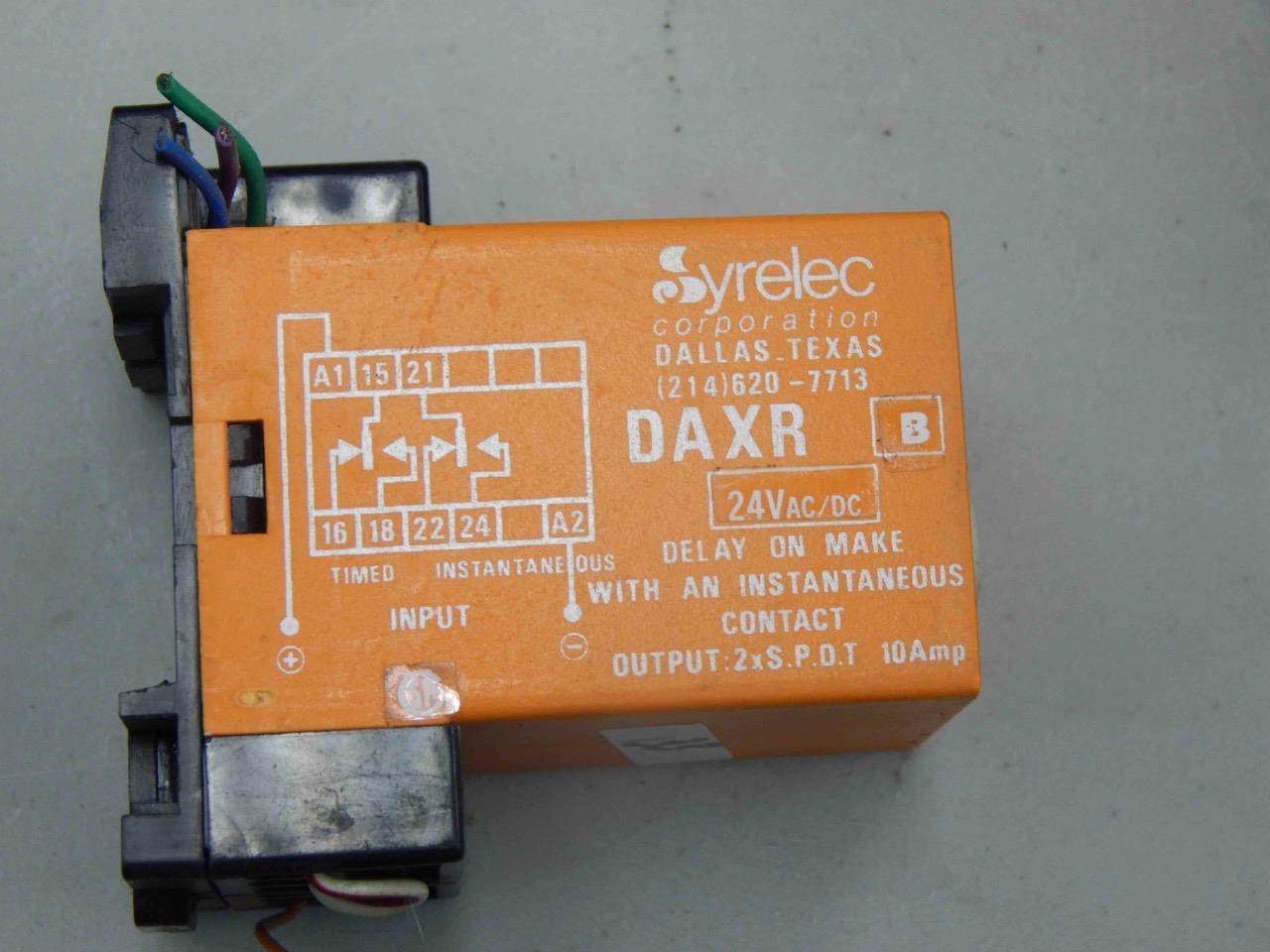 #133 Syrelec DAXR B 24V AC/DC Multirange Timer | eBay