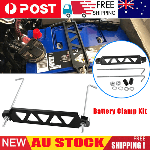 220mm Car Battery Holder Tie Down Clamp Kit Battery Hold Down Fasten ...