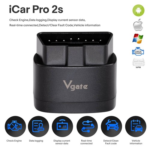 Vgate iCar Pro 2S Bluetooth OBD2 Scanner Diagnostic Code Reader Iphone ...