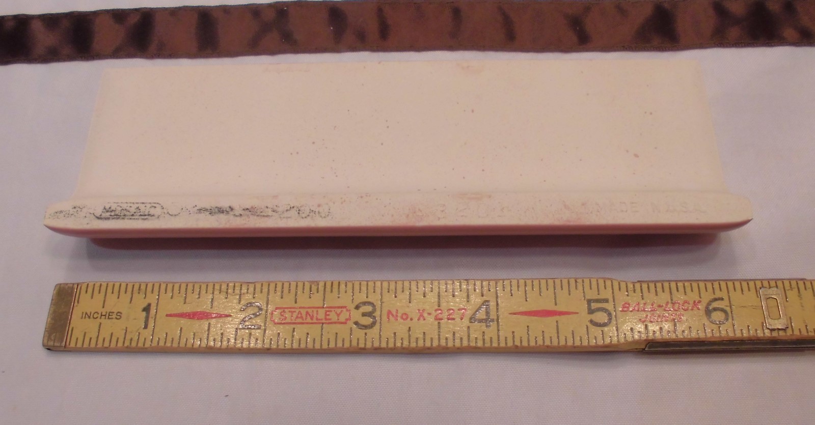 6 pcs. *Dark Lilac* Ceramic Radius bullnose Cap Tiles by The Mosaic Co ...