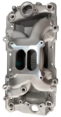 Dual Plane Intake Manifold Aluminum for 396-502 BB Chevy V8 Cyclone BBC ...