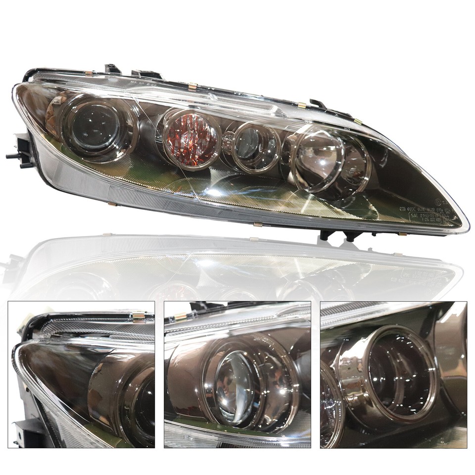 Pair Halogen Headlight Left & Right For 2006 2007 2008 Mazda 6 4-Door ...