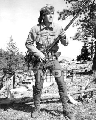 8x10 photo Fess Parker as "Daniel Boone" 1950s TV star | eBay