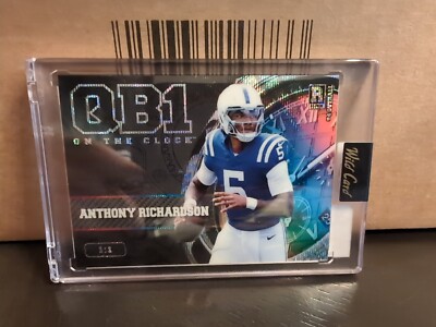 2023 Wild Card QB1 On the Clock Wave Background #ed Cards; You Pick! | eBay