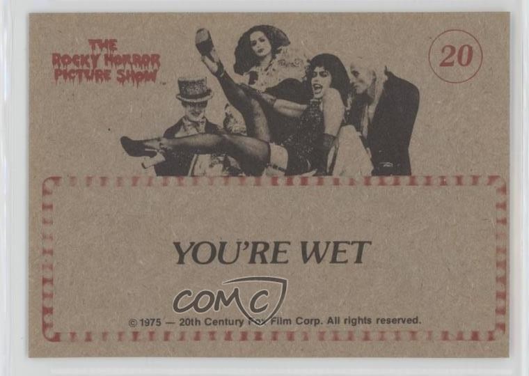 1980 The Rocky Horror Picture Show Richard O'Brian Riff Raff You're Wet ...