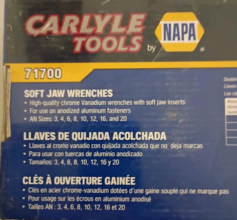NAPA/CARLYLE-,HAND TOOL LOT,*** *7-FREE ITEM WITH THIS PURCHASE * | eBay