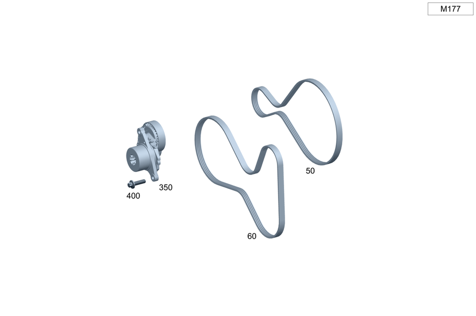 Genuine Mercedes-Benz V-Ribbed Belt 003-993-28-96 | eBay