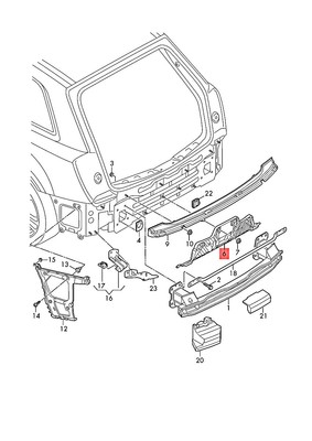Genuine AUDI Q7 4MB 4MG Holding Strap 4M0807329 | eBay