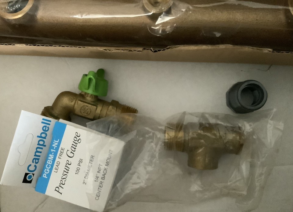 Campbell BRASS CONSTANT PRESSURE MANIFOLD PACKAGE /GRUNDFOS RESIDENTIAL ...
