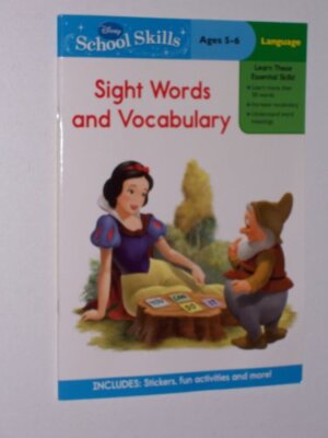 Disney Princess School Skills Workbook - Sight Words and Vocabul | eBay