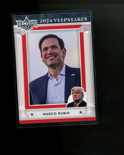 2024 Decision Trading Cards Veepstakes #8 Marco Rubio | eBay