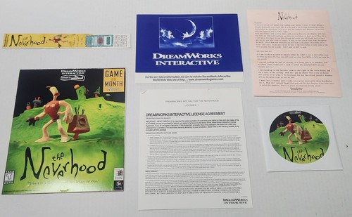 The Neverhood CD PC (1996 DreamWorks Interactive) Claymation Game w ...