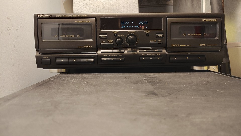 Technics RS-TR575 Stereo Cassette Deck -HEAR IT- {{{RESTORED}}} | eBay