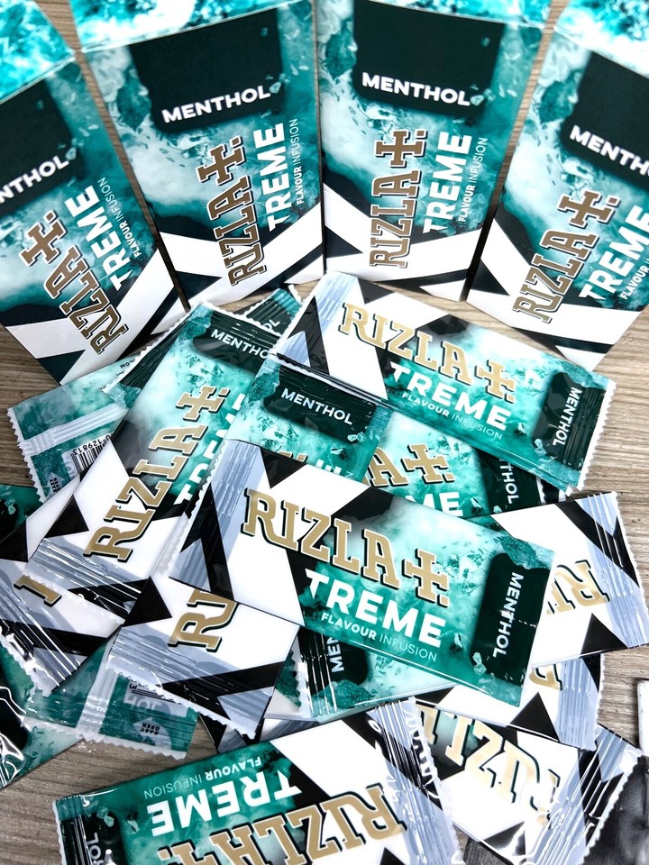 25 x NEW Packaging Rizla Flavour Cards Card Infusions Menthol / Mint £ ...