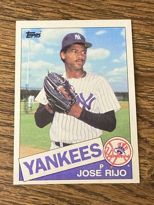 Vintage 1985 Topps #238 JOSE RIJO RC Yankees Cincy Reds Oakland A’s ...