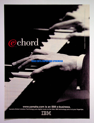 Yamaha Music IBM Technology 1998 Trade Print Magazine Ad Poster ADVERT ...