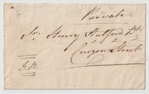 King George IV Signed Envelope To His Doctor | eBay
