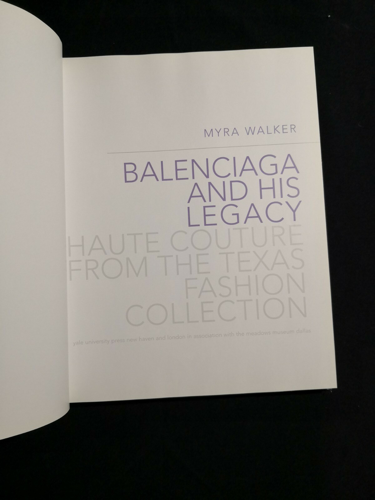 Balenciaga and His Legacy by Myra Walker. 2007. Hardcover 9780300121537 ...