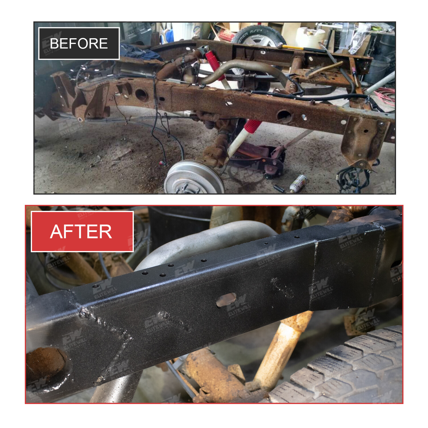 Rear Frame Repair Section for 1999-2006 Chevy Silverado &GMC Sierra ...